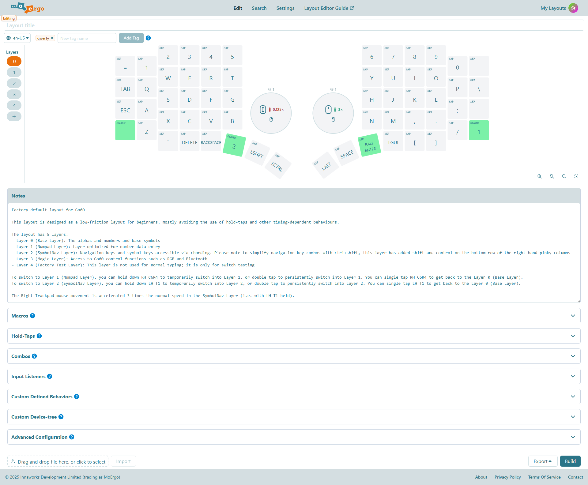 Customizing key layout and swapping keycaps - MoErgo Documentation