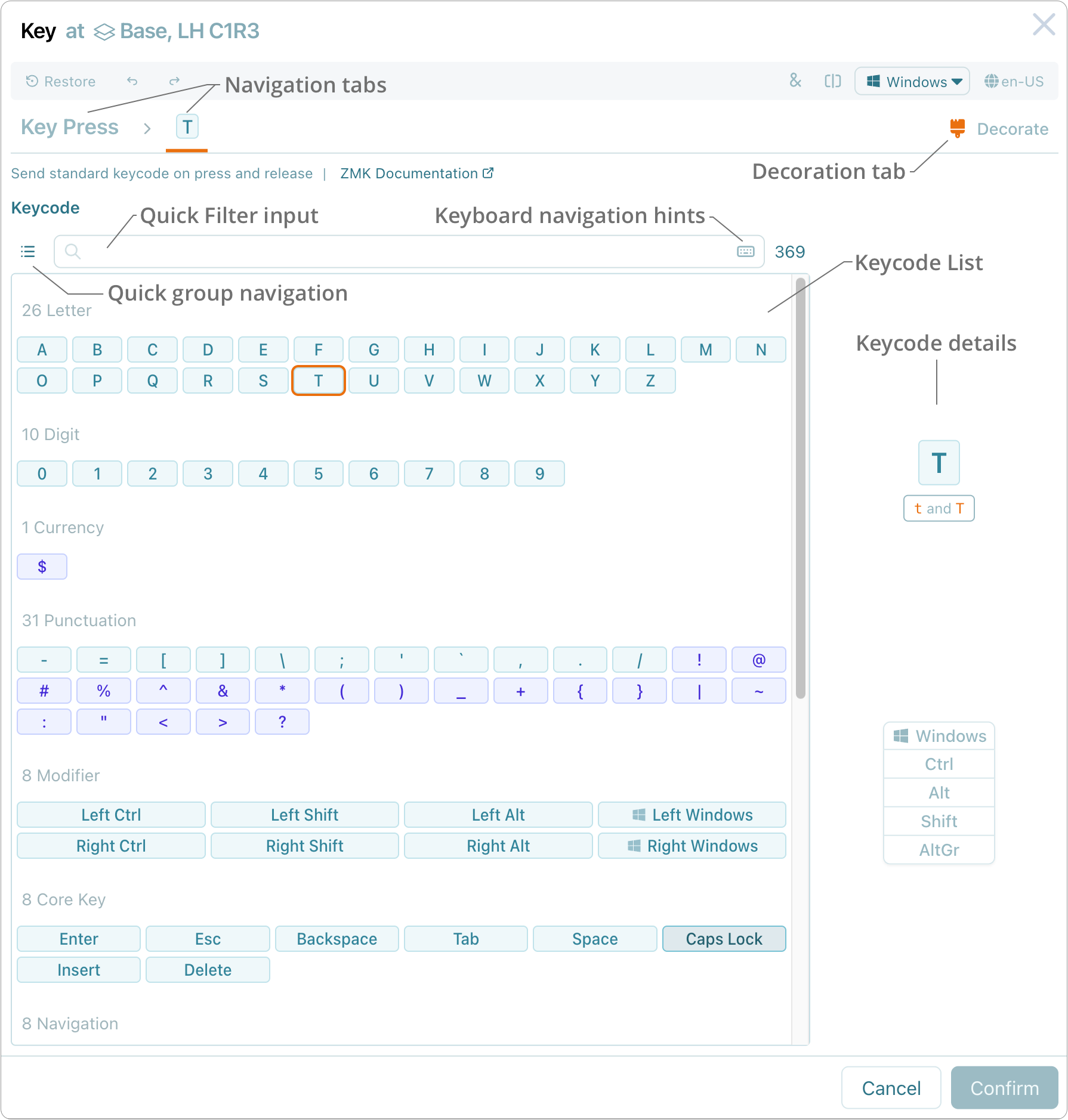 Editing Layout - MoErgo Documentation